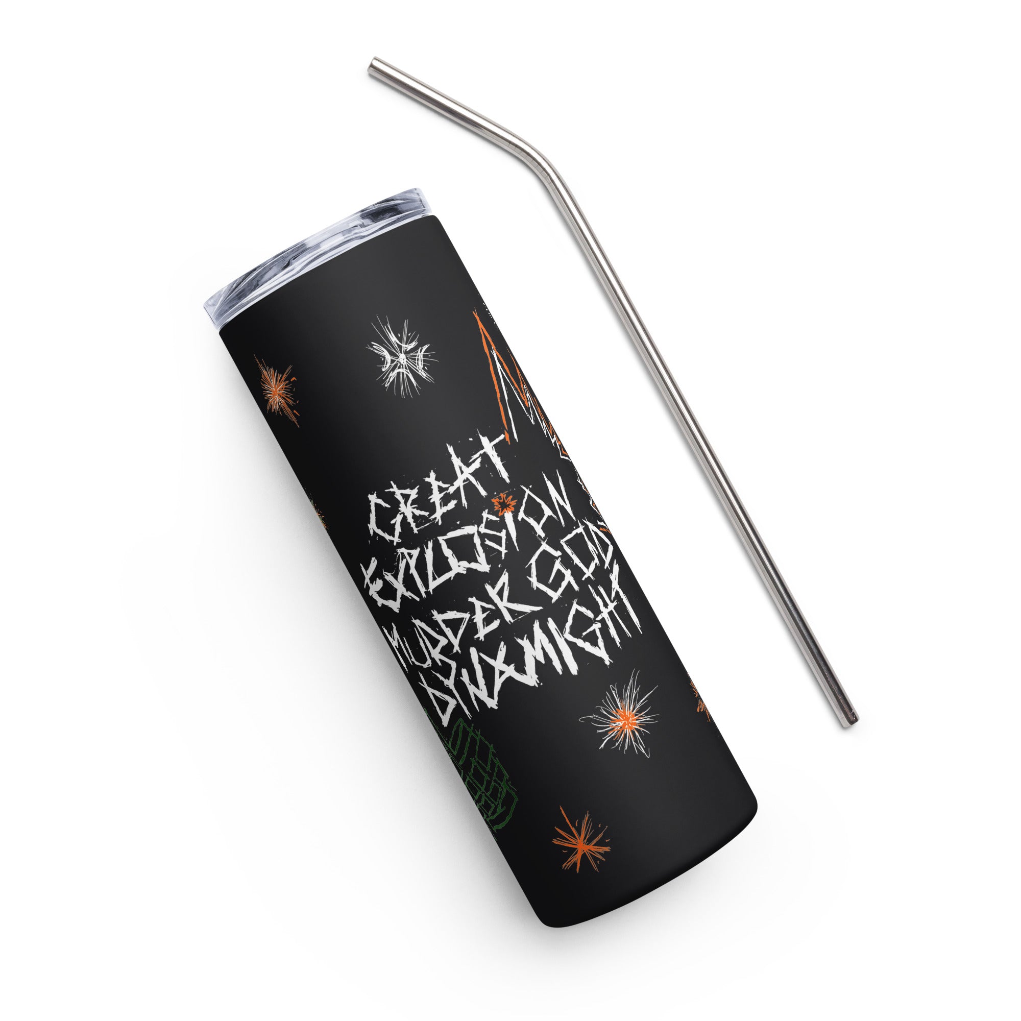 Boom Boom Boy Stainless Steel Tumbler – Cinnamon Tiger Illustrations